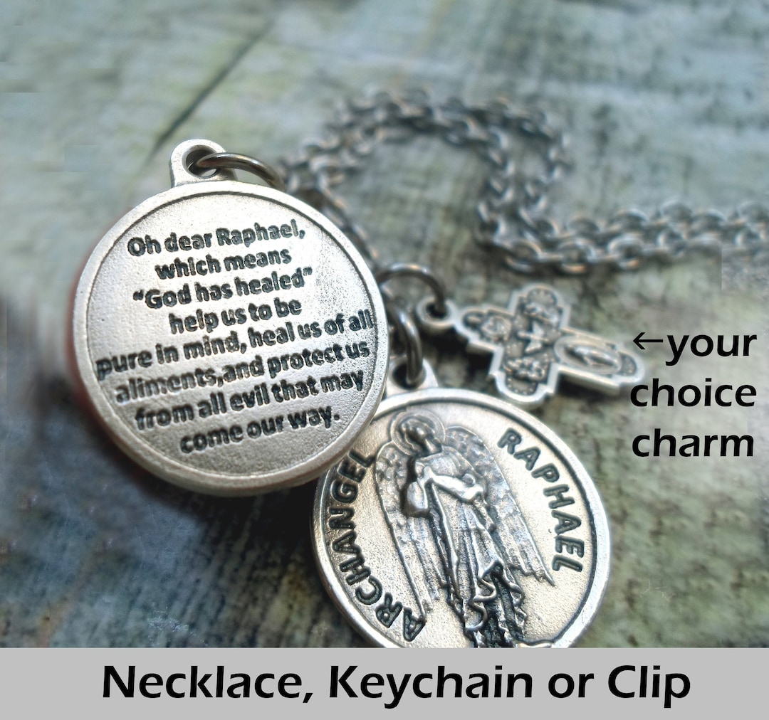Archangel Raphael Patron Saint of Medical Workers With Prayer on ...