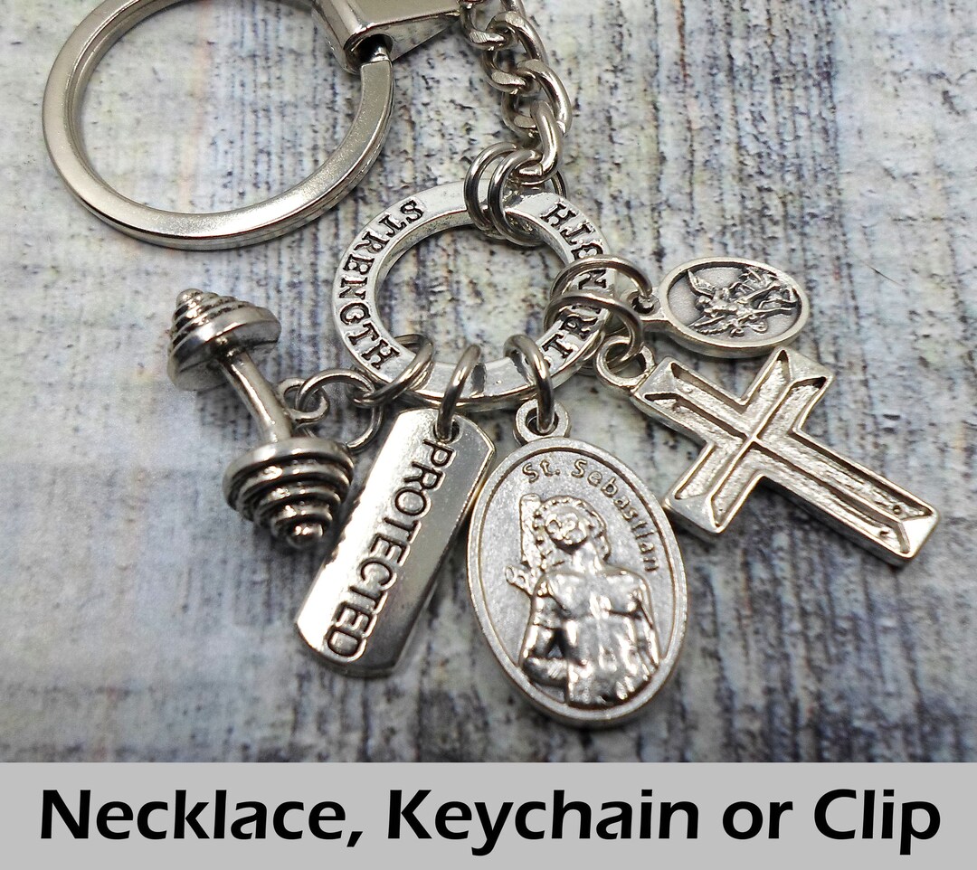 St. Sebastian, Patron Saint of Weight Lifting, Strength Based Lucky ...