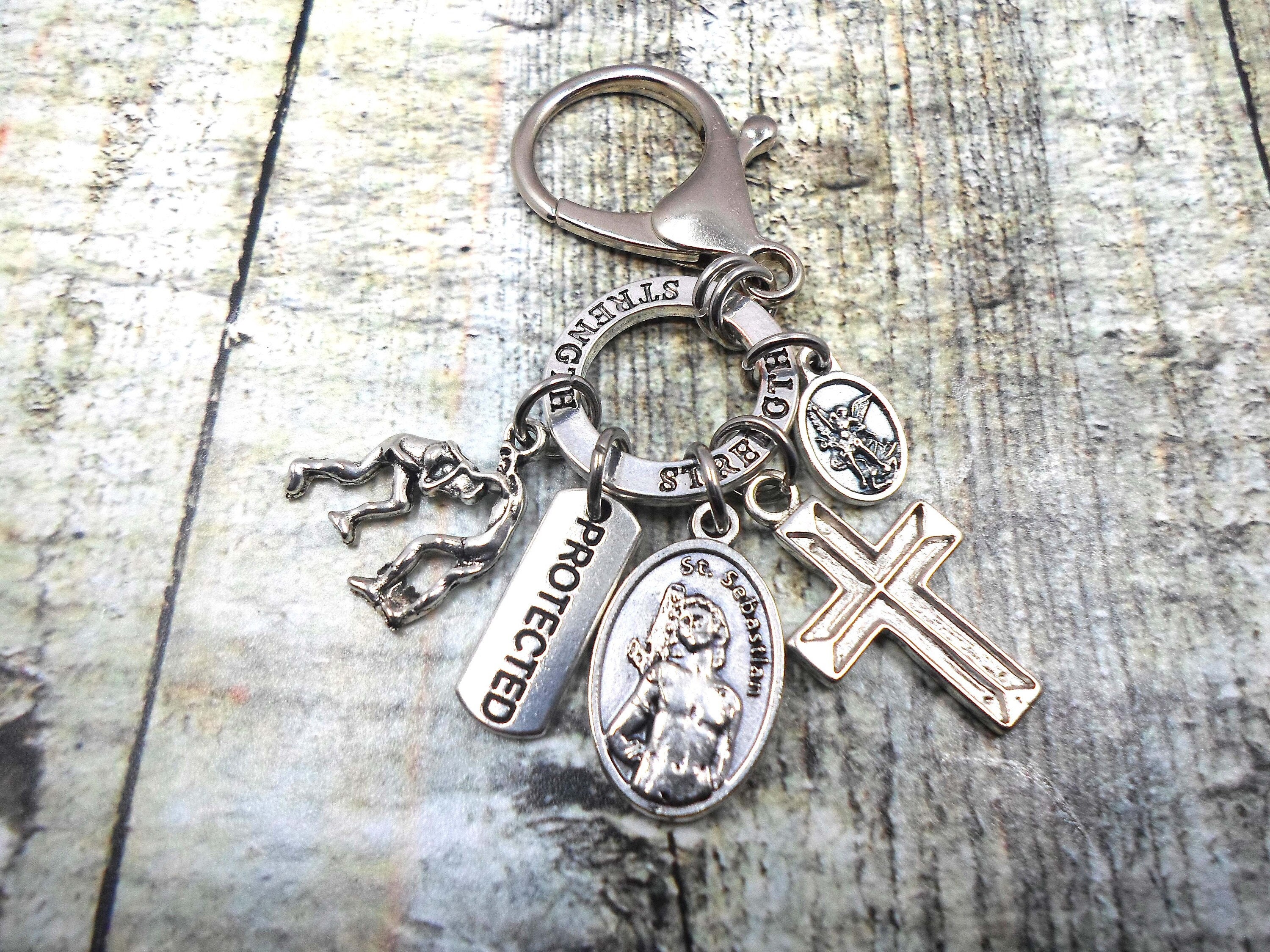 St. Sebastian Patron Saint of Wrestling Strength Based Lucky | Etsy