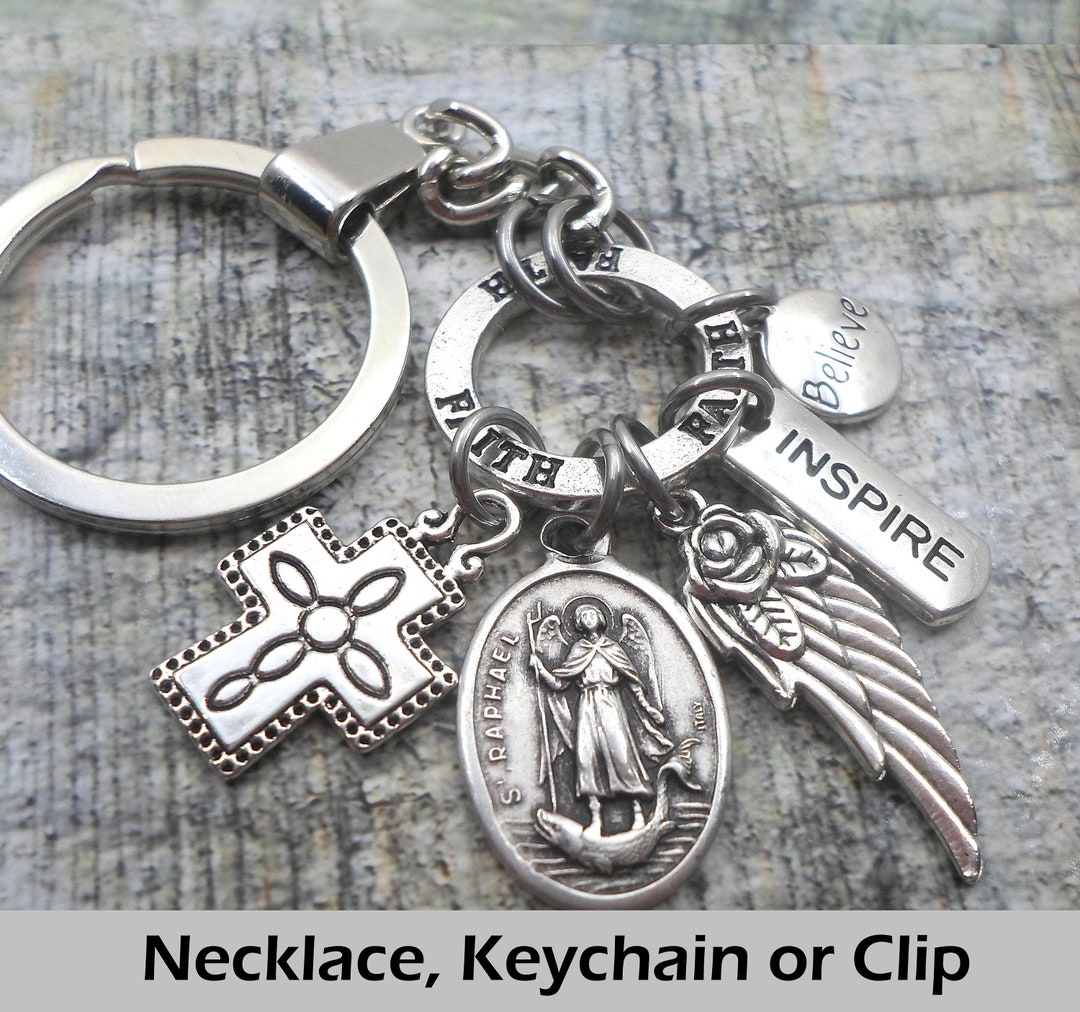Archangel Raphael, the Healer, Faith Lucky Charm Amulet - Etsy