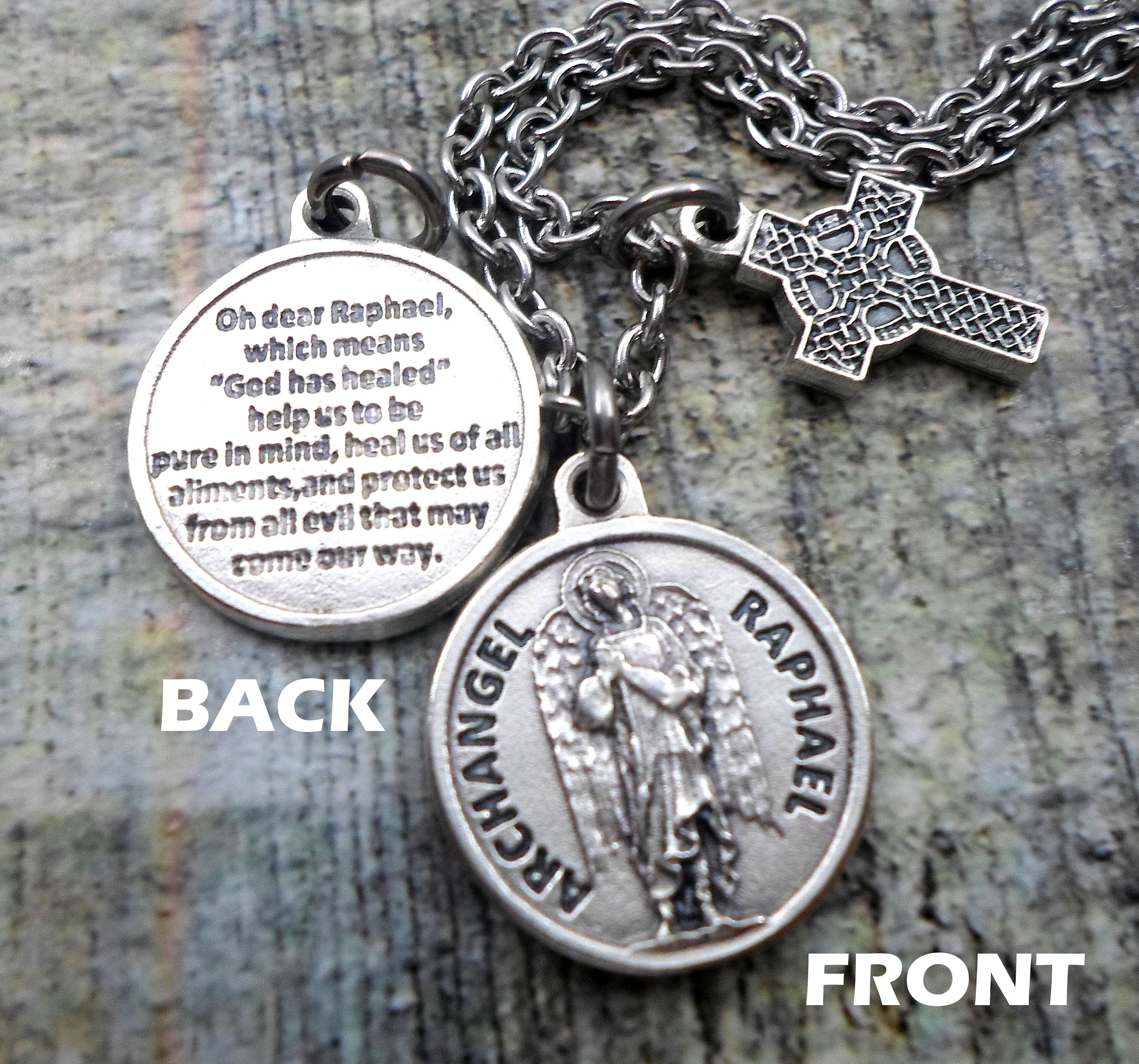 Archangel Raphael Patron Saint of Medical Workers With Prayer on ...