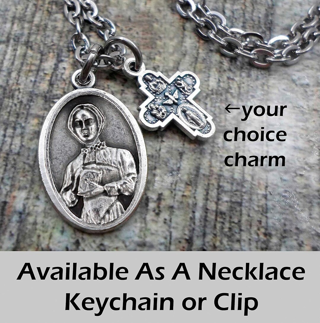 St Margaret Clitherow Pewter Medal, Patron Saint Necklace, Keychain or ...