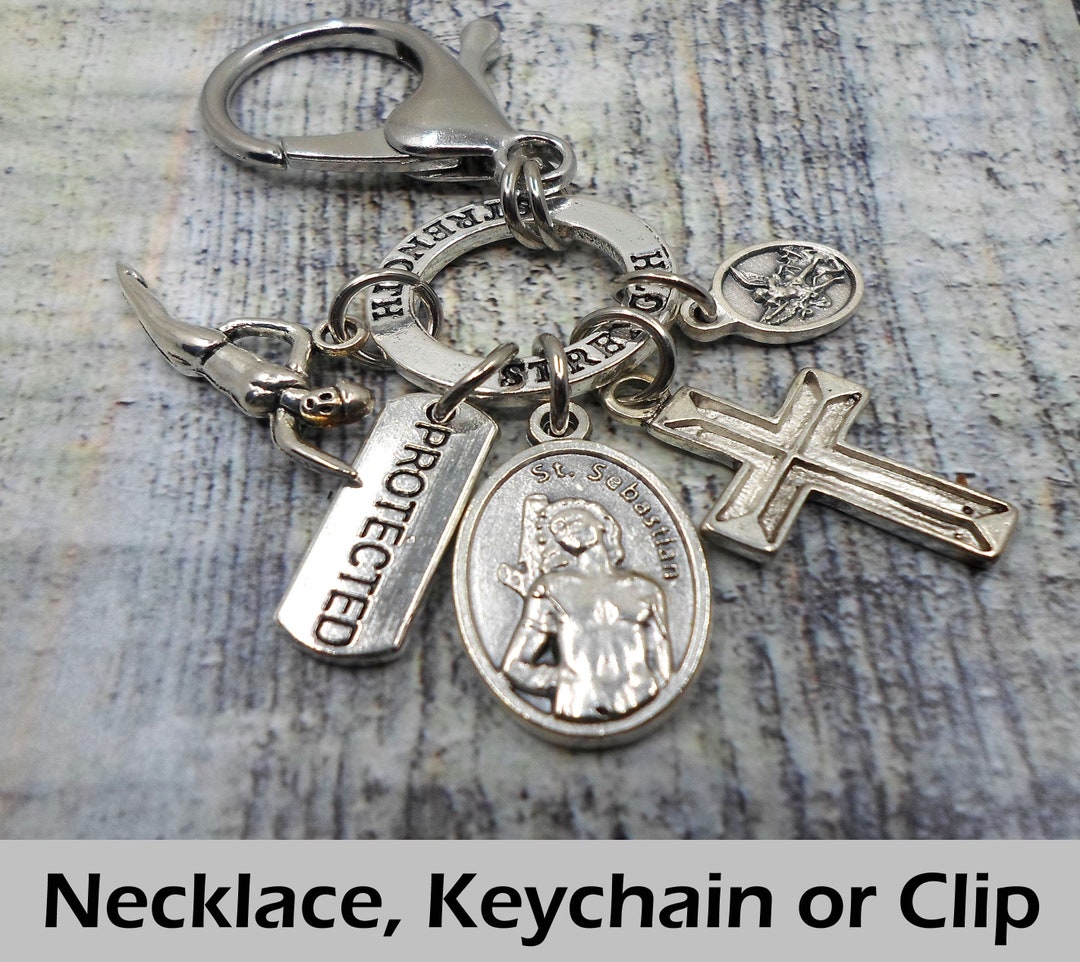 St. Sebastian, Patron Saint of Swimmers, Strength Based Lucky Charm ...
