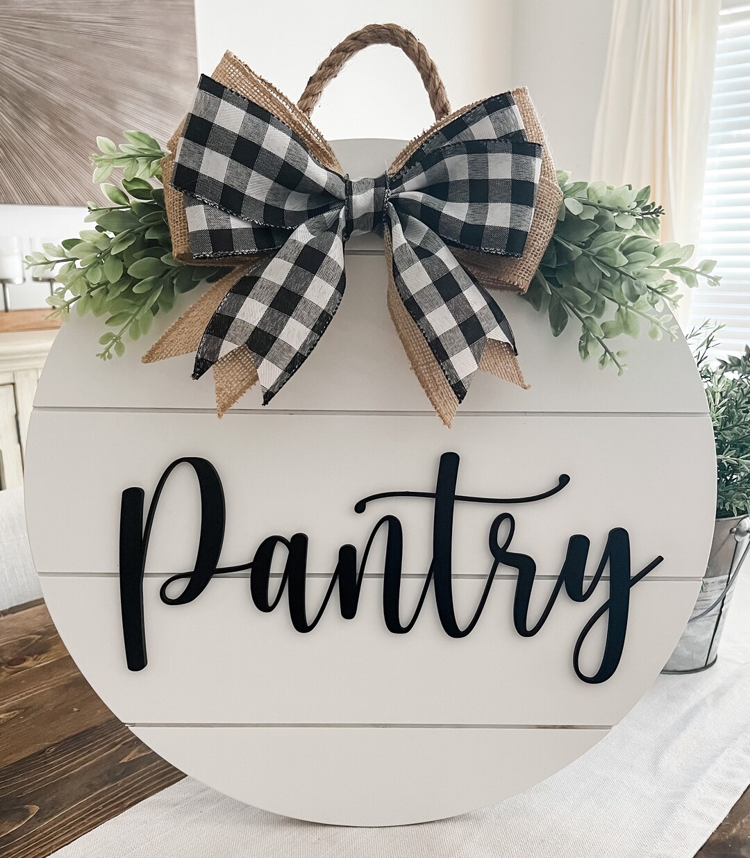 Pantry Sign, Pantry Door Hanger, Kitchen Sign, Kitchen Decor ...