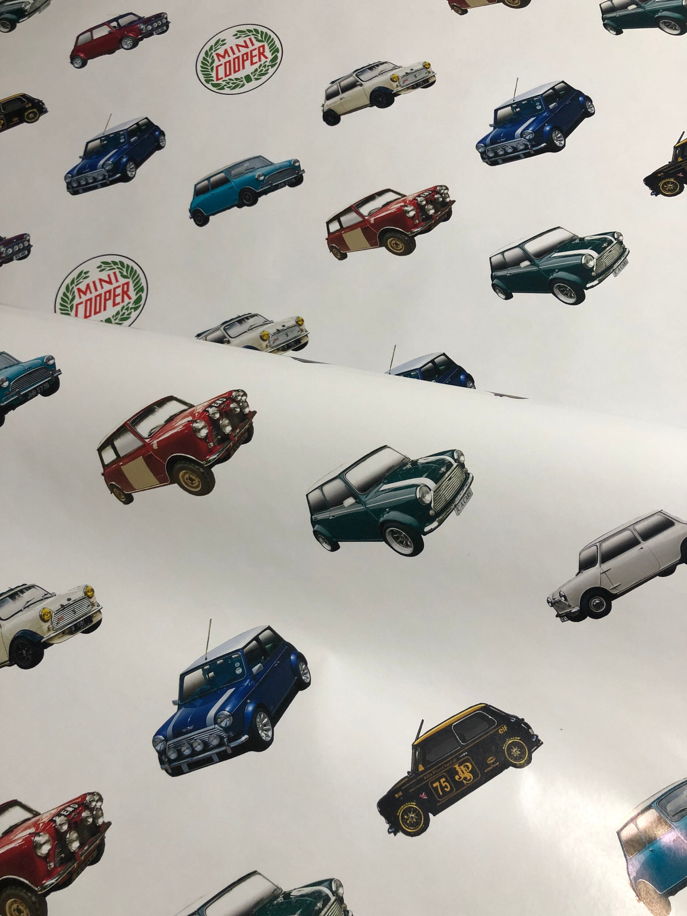 Classic Mini Cooper Gift Wrap - Etsy