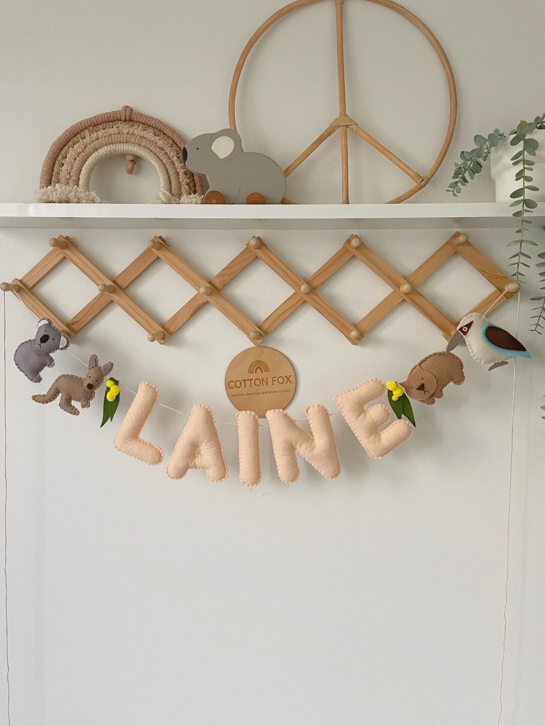 Australian Animal Bunting, Personalised Bunting, Australiana Decor ...