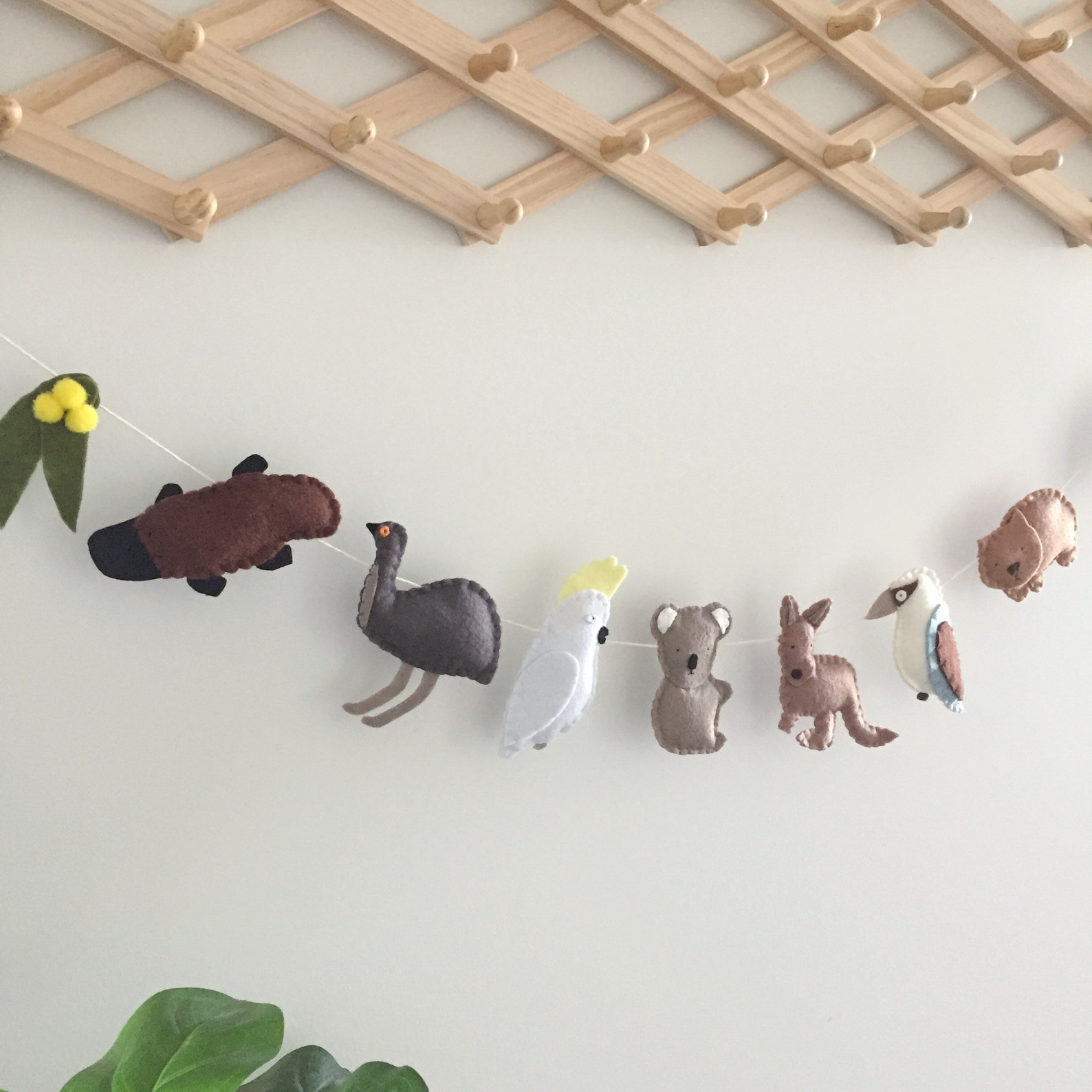 Australian Animal Bunting Set of 8 Aussie Animal Australiana | Etsy