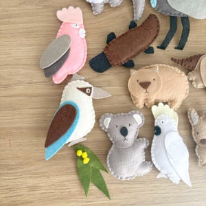 Australian Animal Felt Bunting, Australian Animal Garland, Koala ...