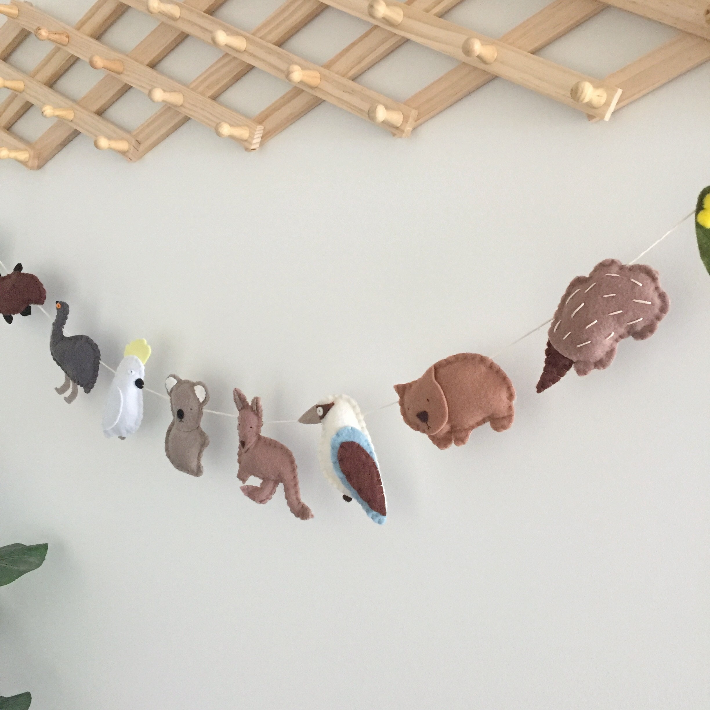 Australian Animal Bunting Set of 8 Aussie Animal Australiana | Etsy