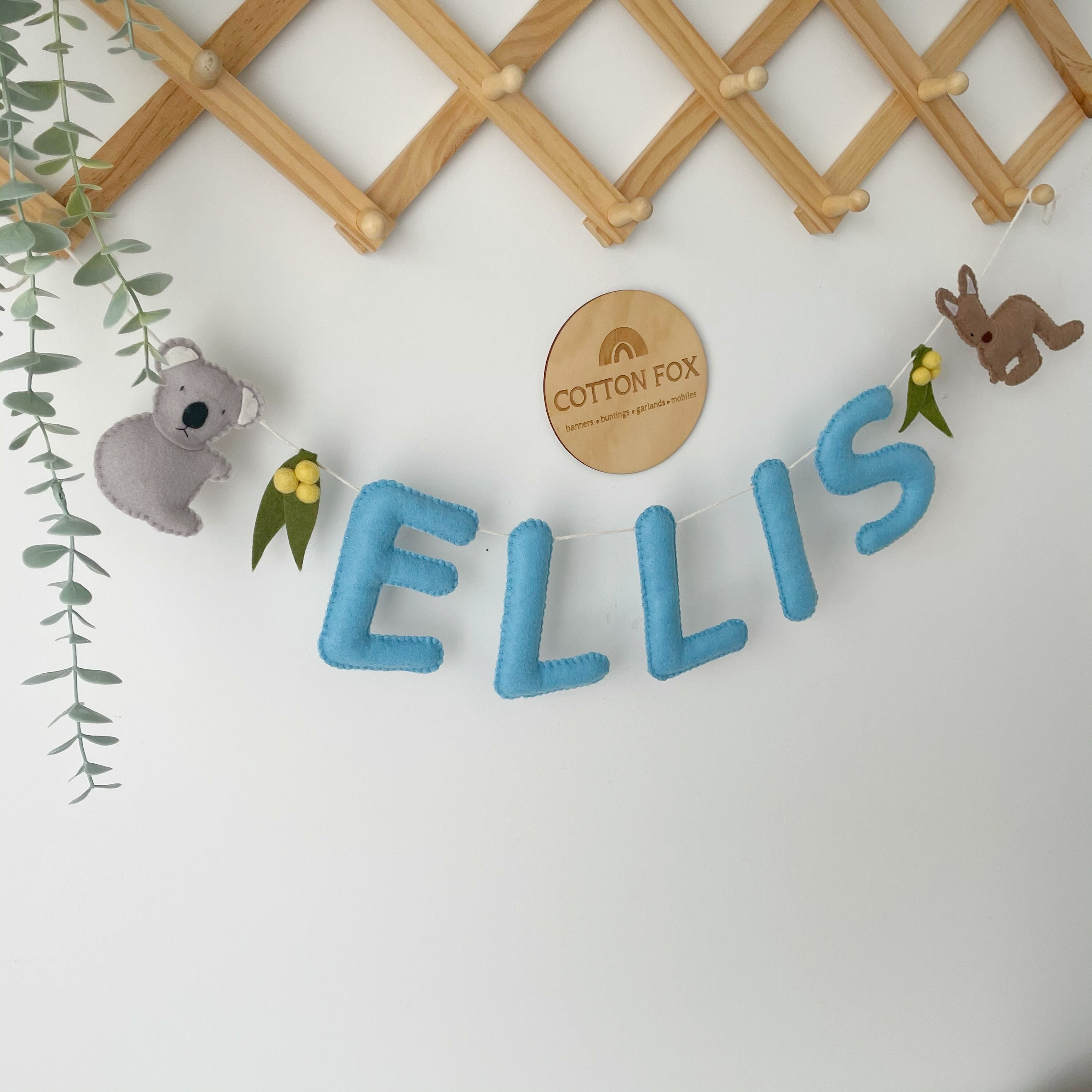 Australian Animal Bunting Personalised Bunting Australiana | Etsy