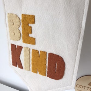 Be Kind Felt Banner, Kids Bedroom Wall Hanging, Nursery Rainbow Flag ...