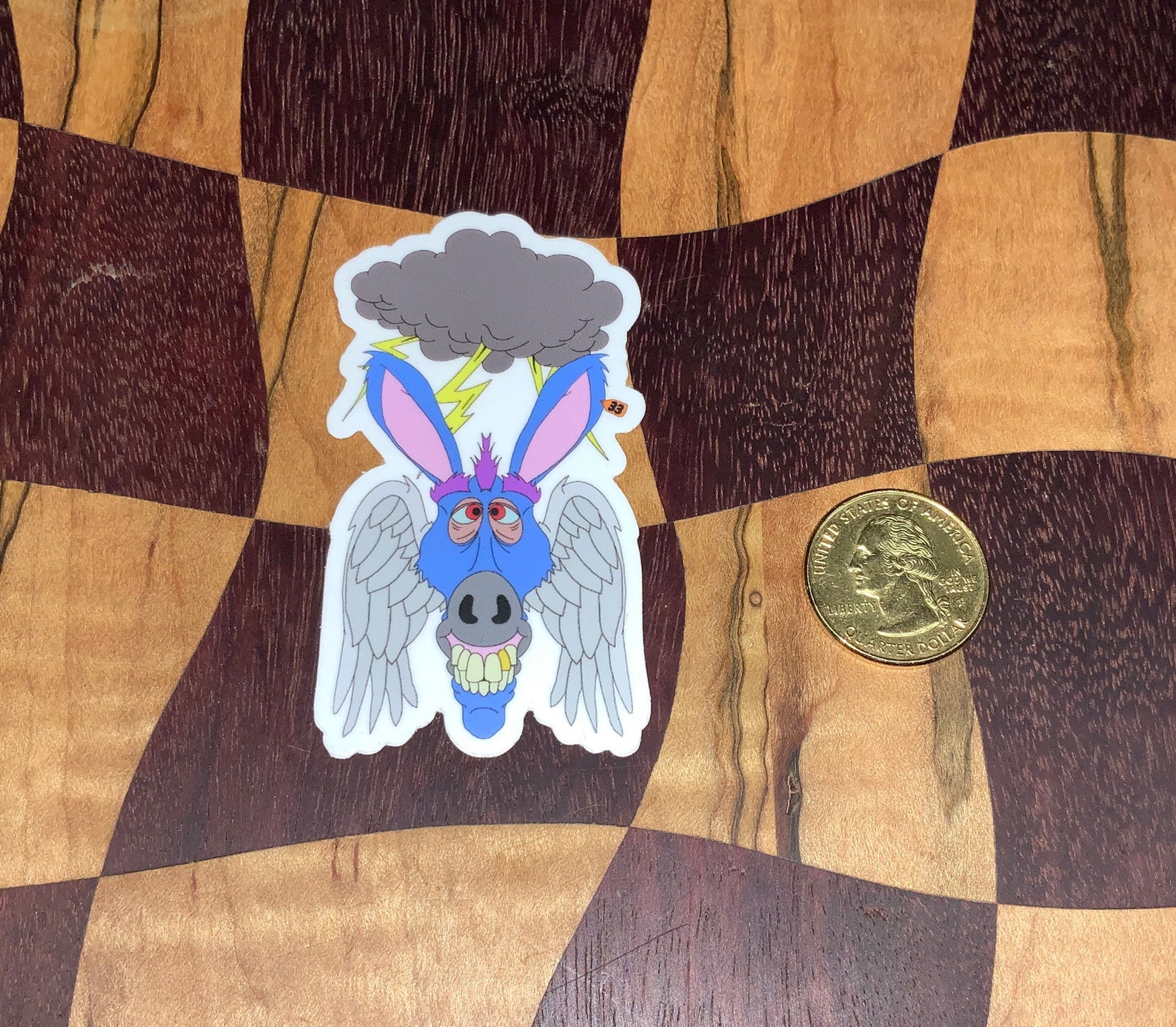 Billy Strings blue Mule Sticker Weatherproof/uv 3in X - Etsy