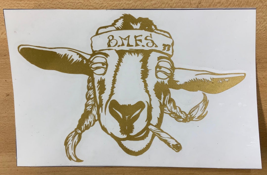Billy Strings - Toasted Goat BMFS Gold Vinyl Car Decal/water Bottle ...