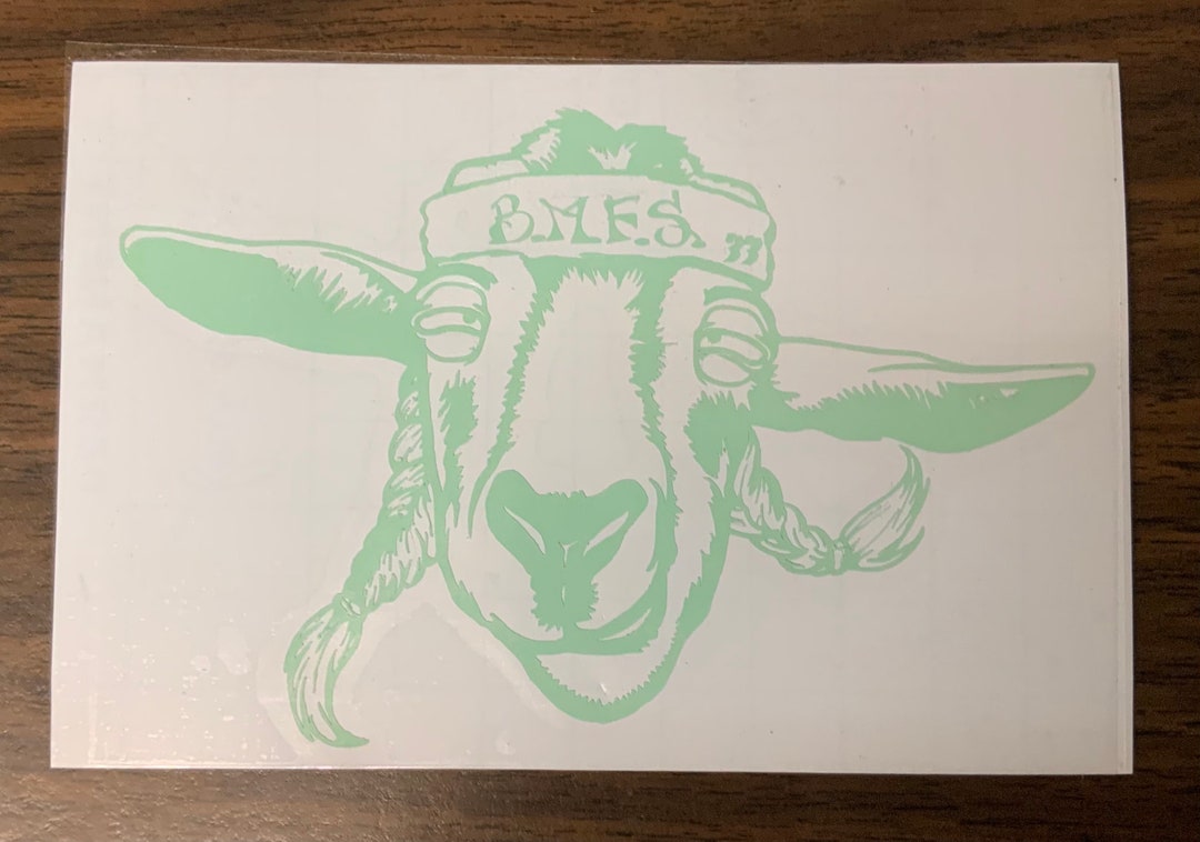 Billy Strings - Sober Goat BMFS GLOW (teal) Vinyl Car Decal/water ...