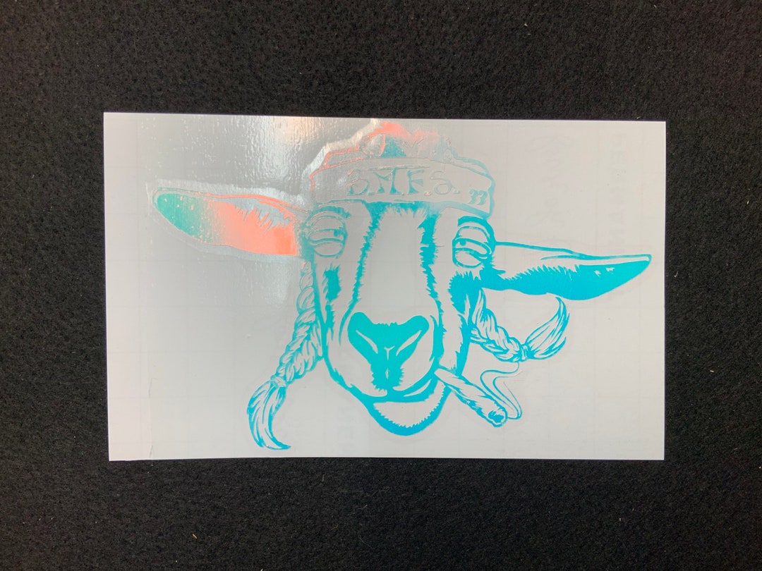 Billy Strings - Toasted Goat BMFS Holographic Mirror (shinny) Vinyl Car ...