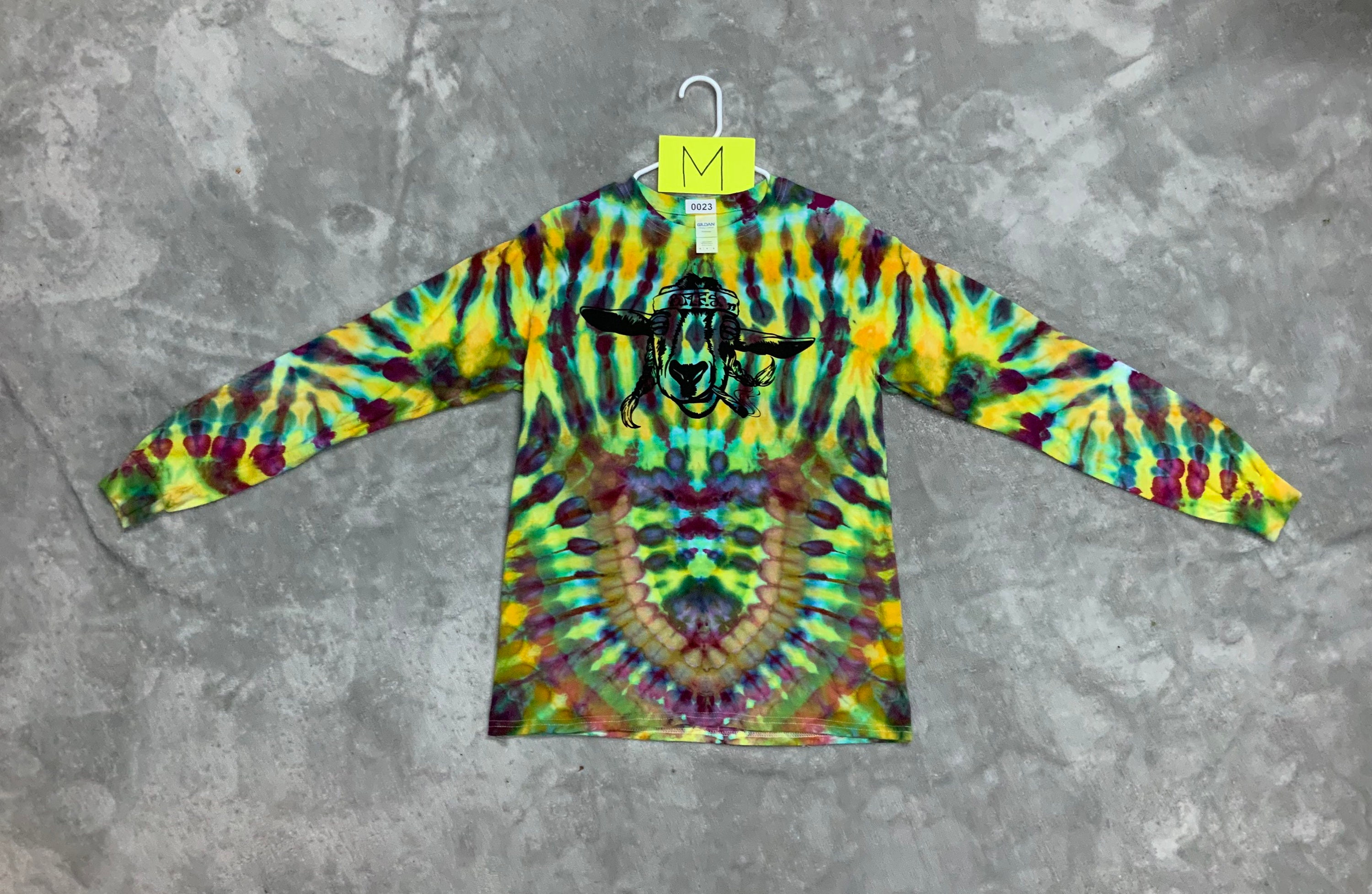 Med Tie Dye Ice Dye Billy Strings Toasted Goat Long | Etsy