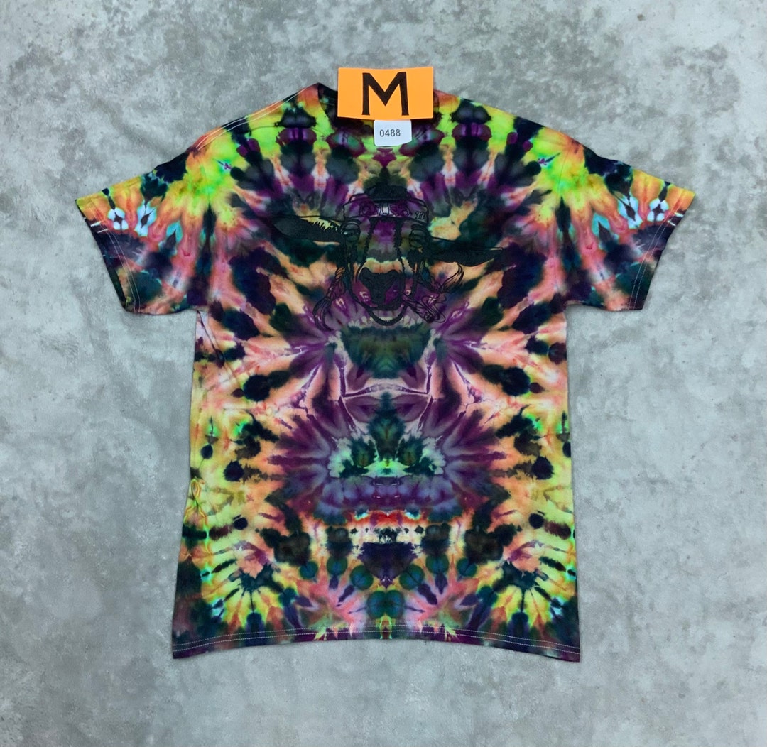 Medium - Ice Dye Tie Dye - Billy Strings - Toasted Goat Gildan 100% ...