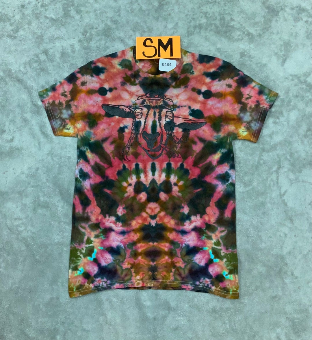 Sm - Ice Dye Tie Dye - Billy Strings - Toasted Goat Gildan 100% Cotton ...