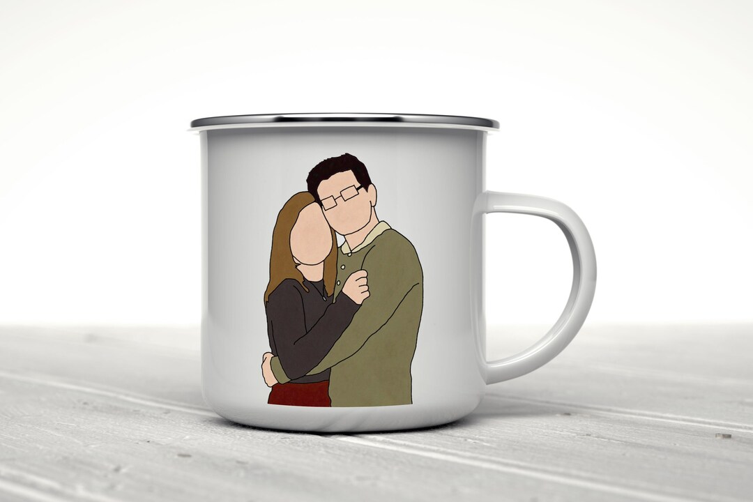 Faceless Illustration Mug, Portrait Mug, Photo Gift, Custom Mug ...