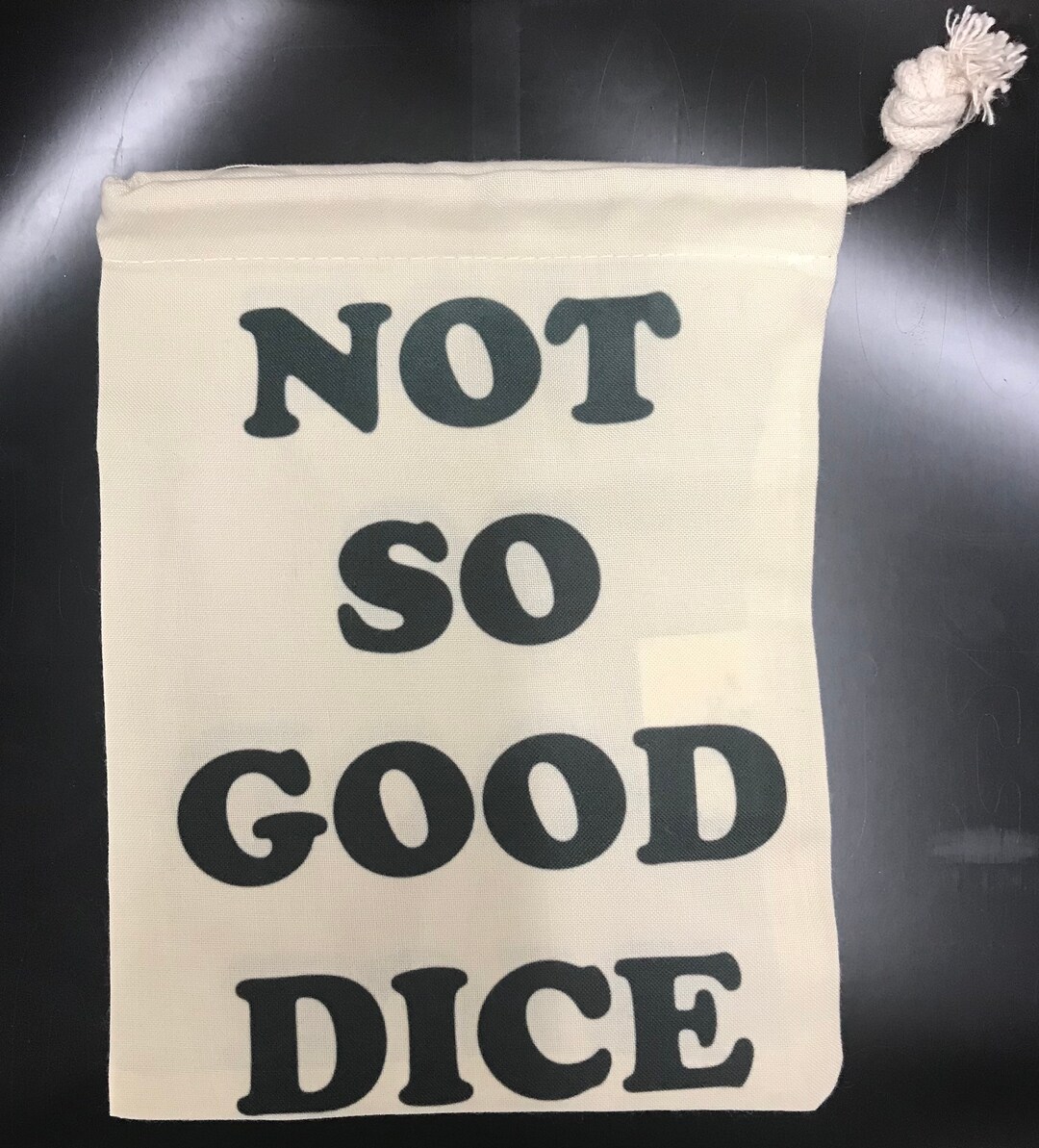 Not so good dice, dice bag, storage, role playing game storage bag, tokens, cards, table top ...