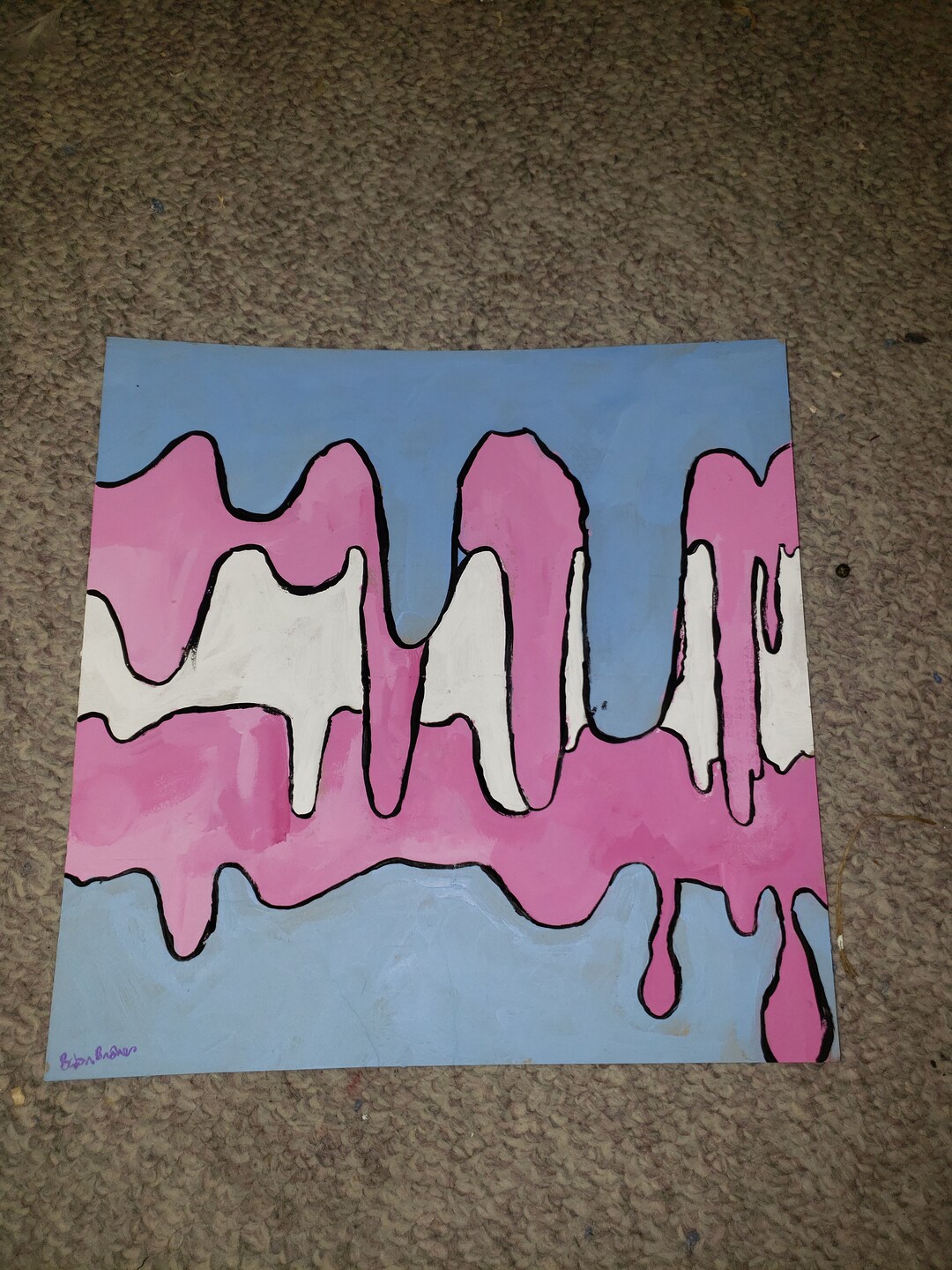 Pride Flag Drippy Painting - Etsy Sweden