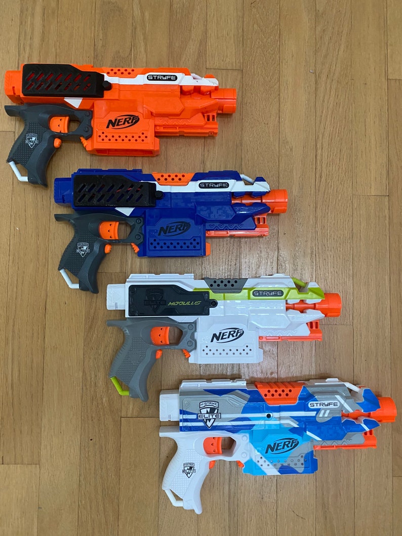 180 Fps Modded Nerf Modulus Stryfe Mod With Upgraded Motors Flywheels
