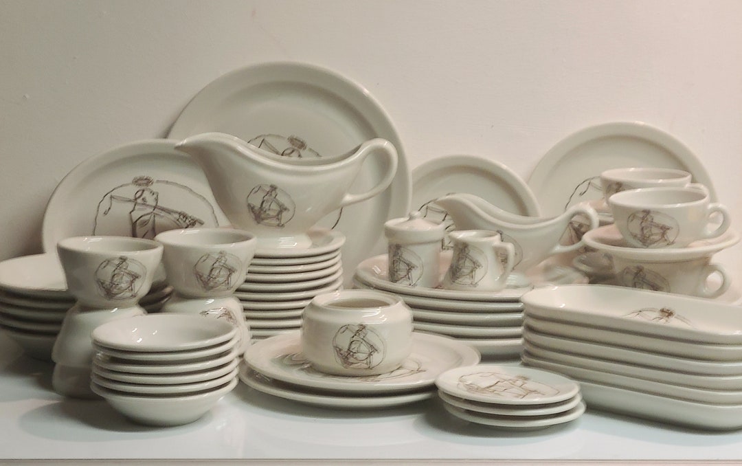 1960 TEPCO, Restaurant Ceramic Set. - Etsy