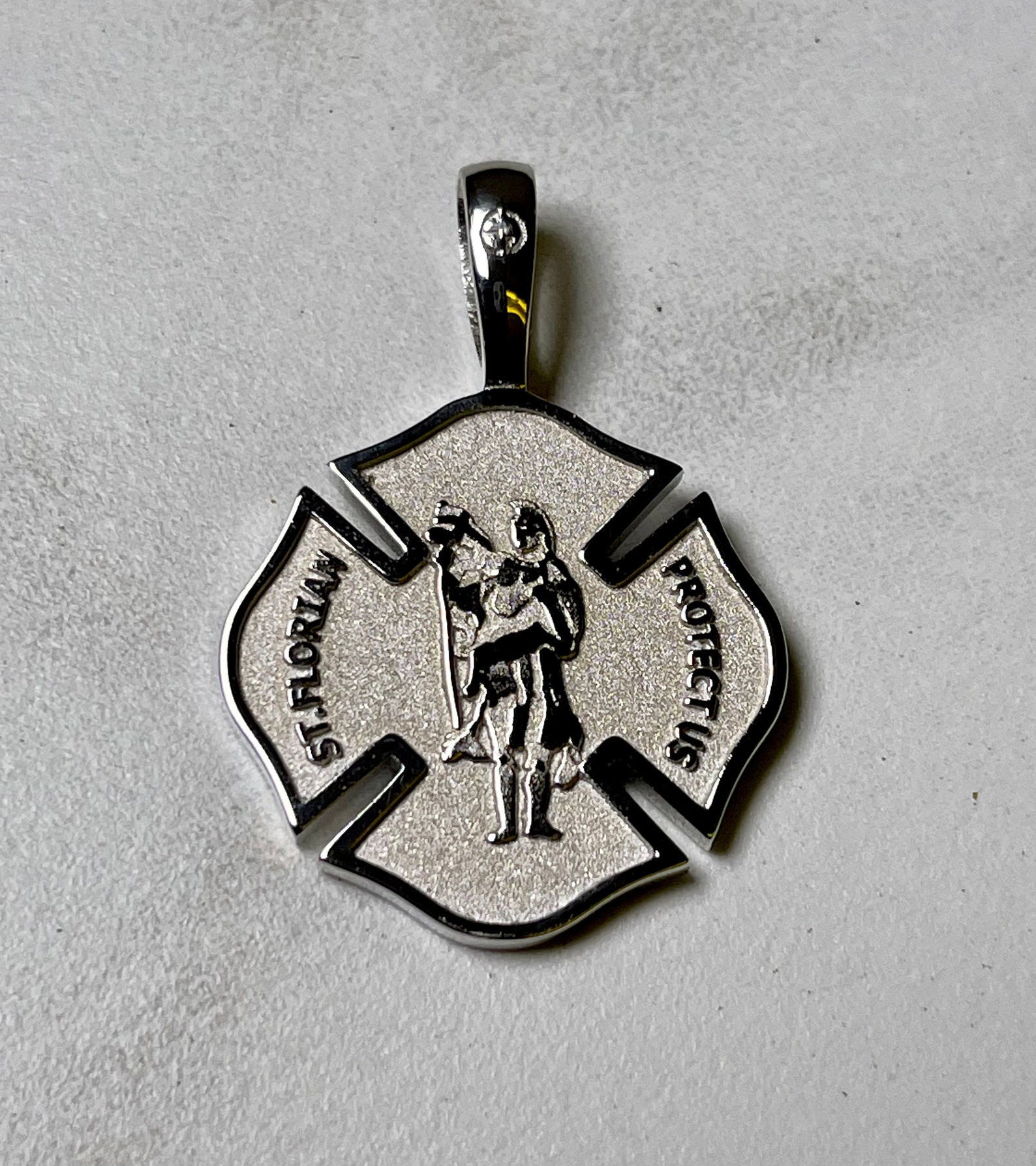 Custom Firefighter Pendant Firefighter Gift Necklace - Etsy