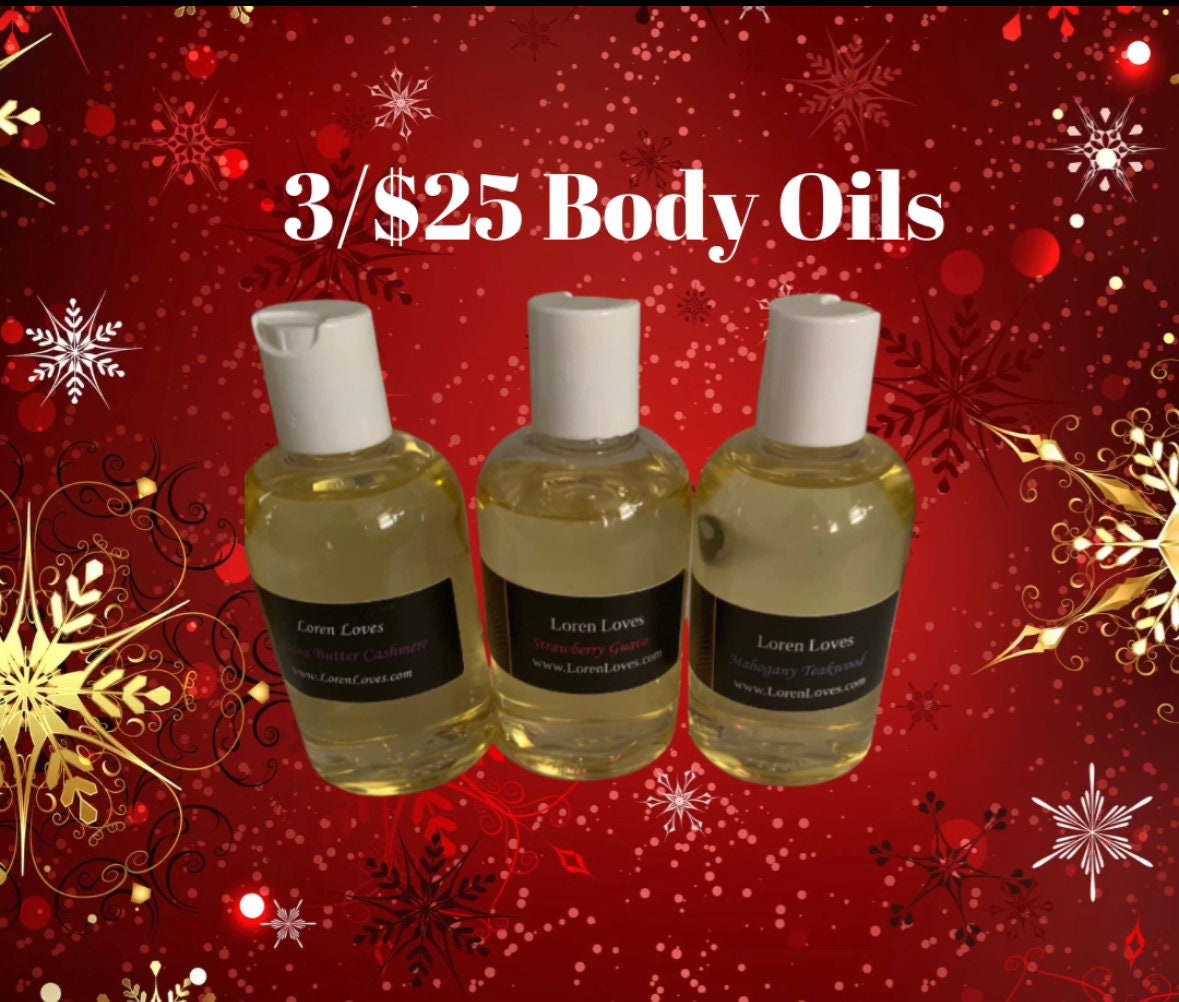 3/25 Body Oils - Etsy