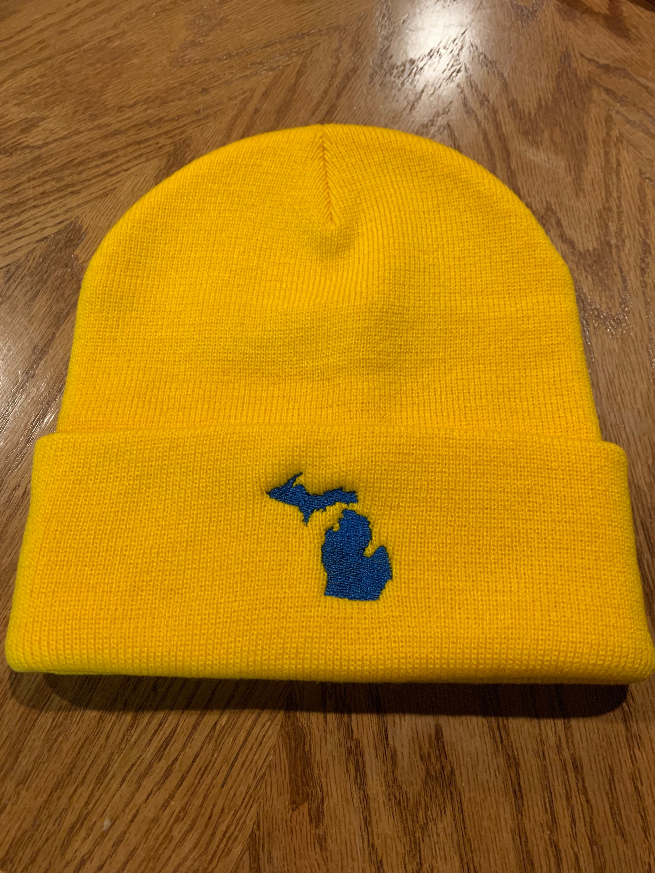Michigan Winter Hats, up North Winter Beanie Comfy Winter Hats, Puff ...