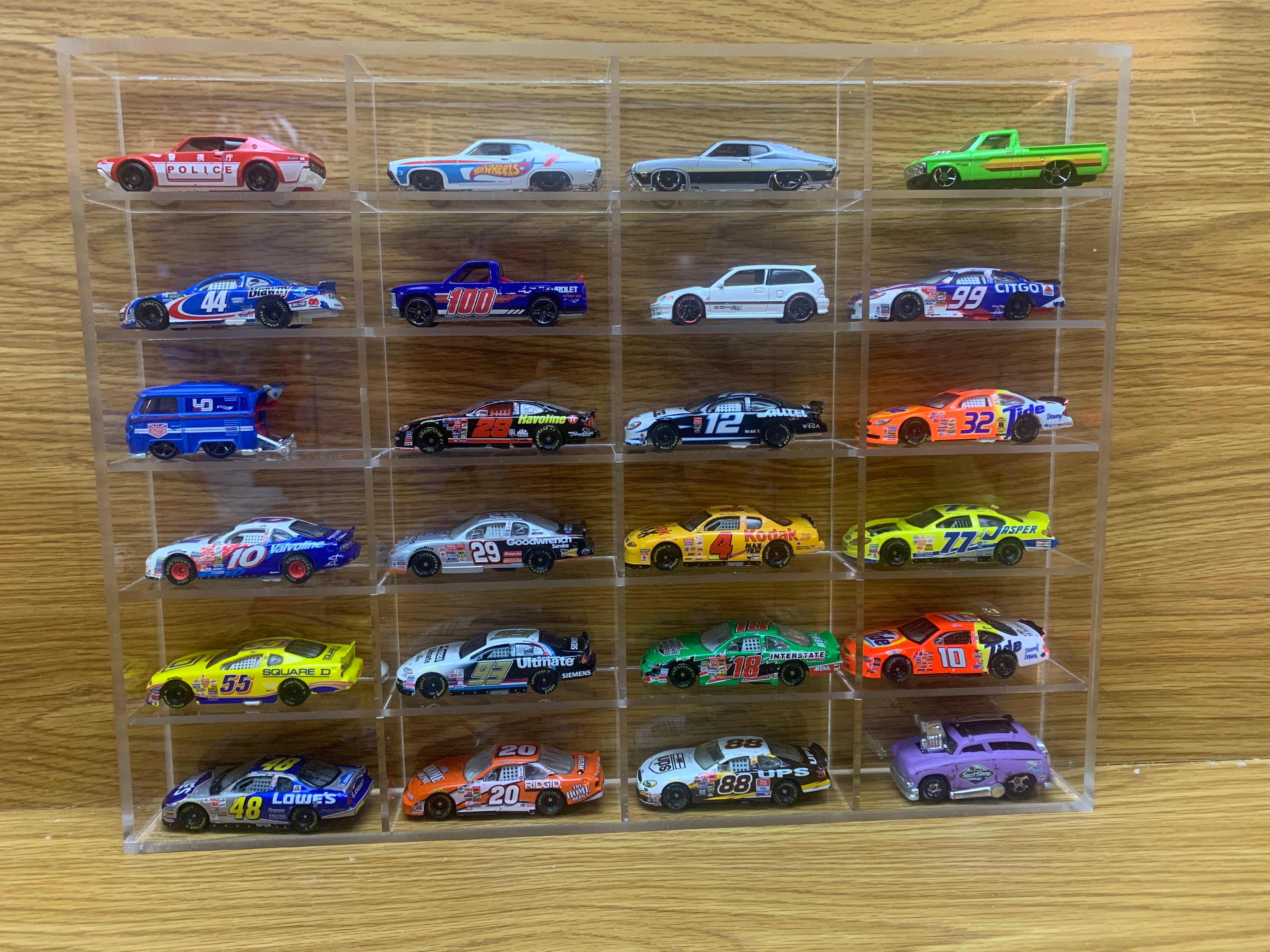 Wall Display for Hot Wheels . Nascar Diecast Display . Matchbox Display ...