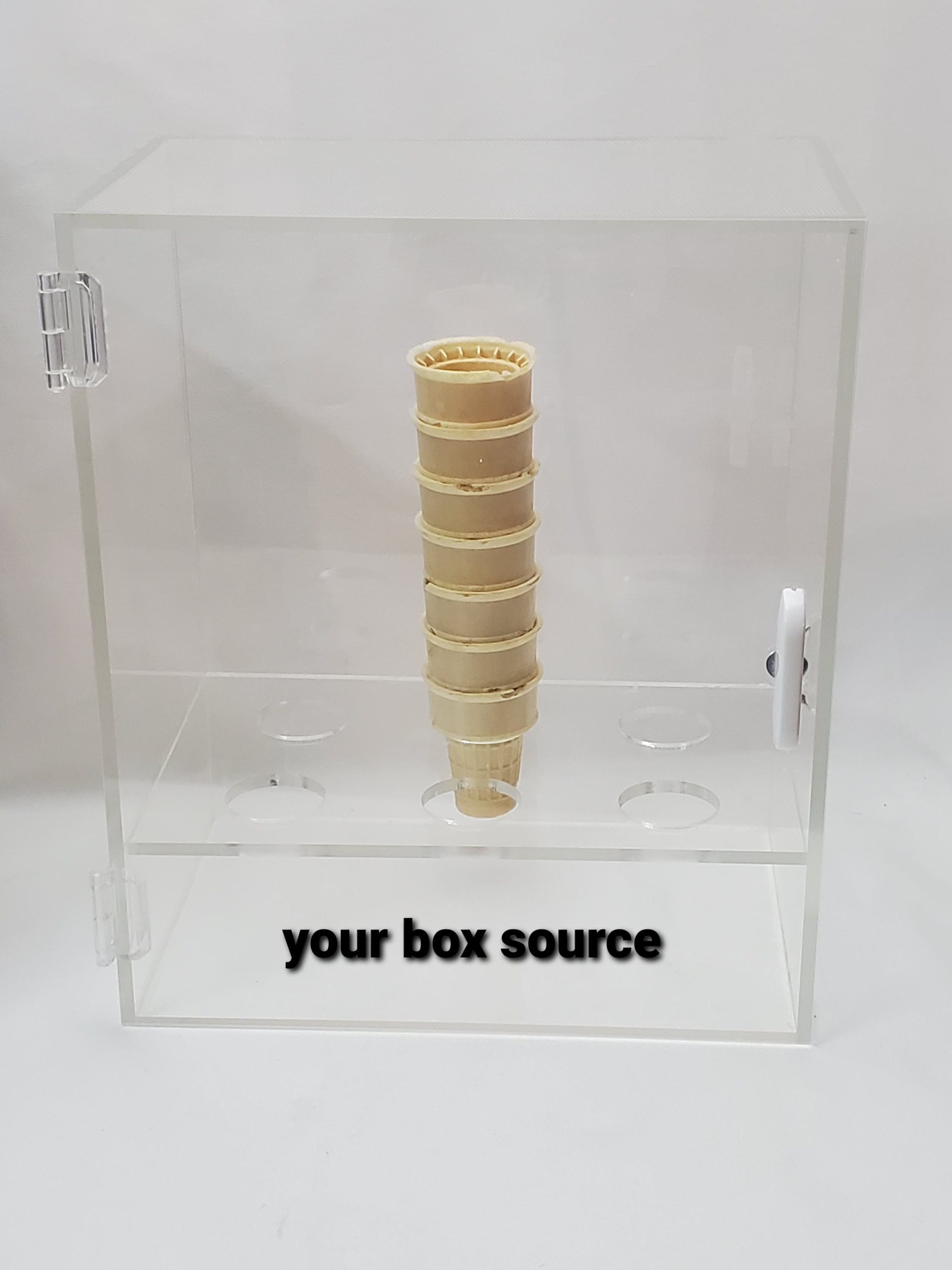 Ice Cream Cone Cabinet. Sugar & Waffle Storage - Etsy