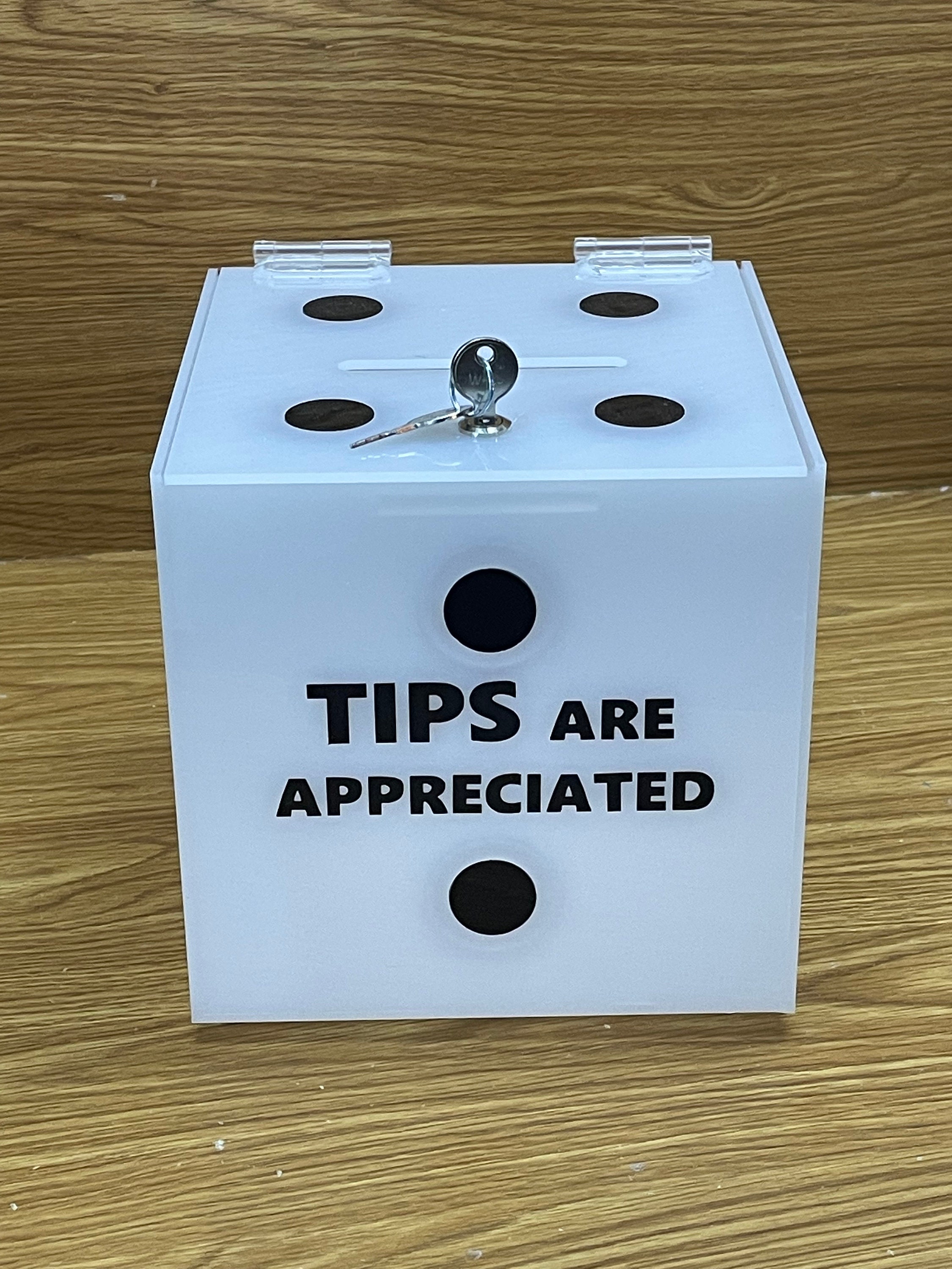 Donation Box With Cam Lock , Tips Box - Etsy