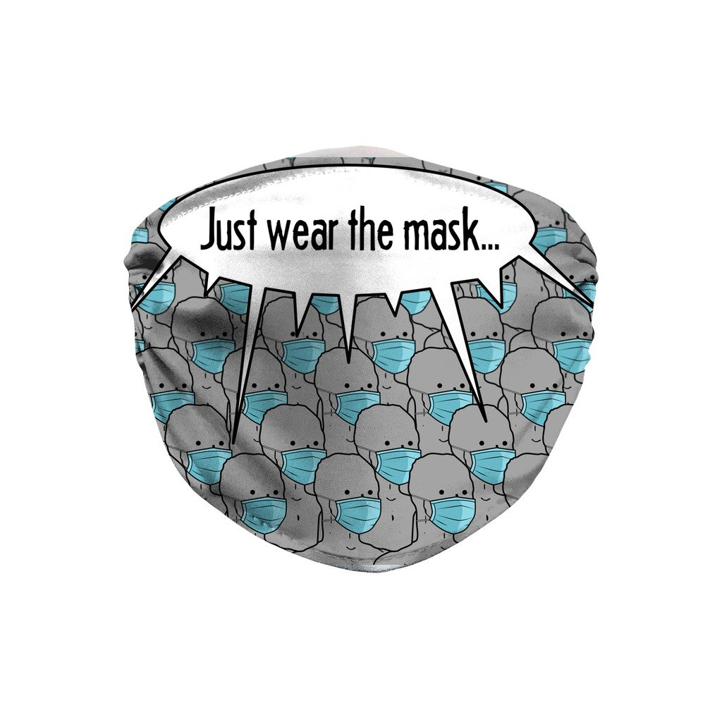 Just Wear the Mask NPC Sublimation Face Mask, 7 Layers Face Mask, 5 ...