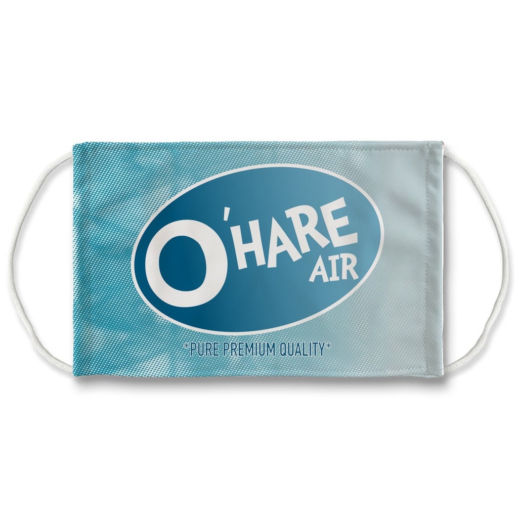 O'hare Air Sublimation Face Mask, 7 Layers Face Mask, 5 Layer PM2.5 ...