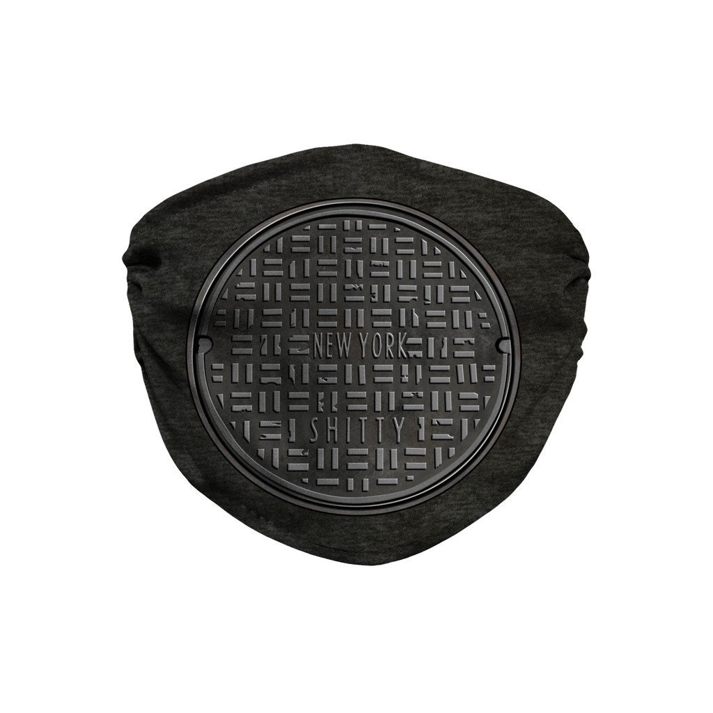New York Shitty Sewer Sublimation Face Mask, 7 Layers Face Mask, 5 ...
