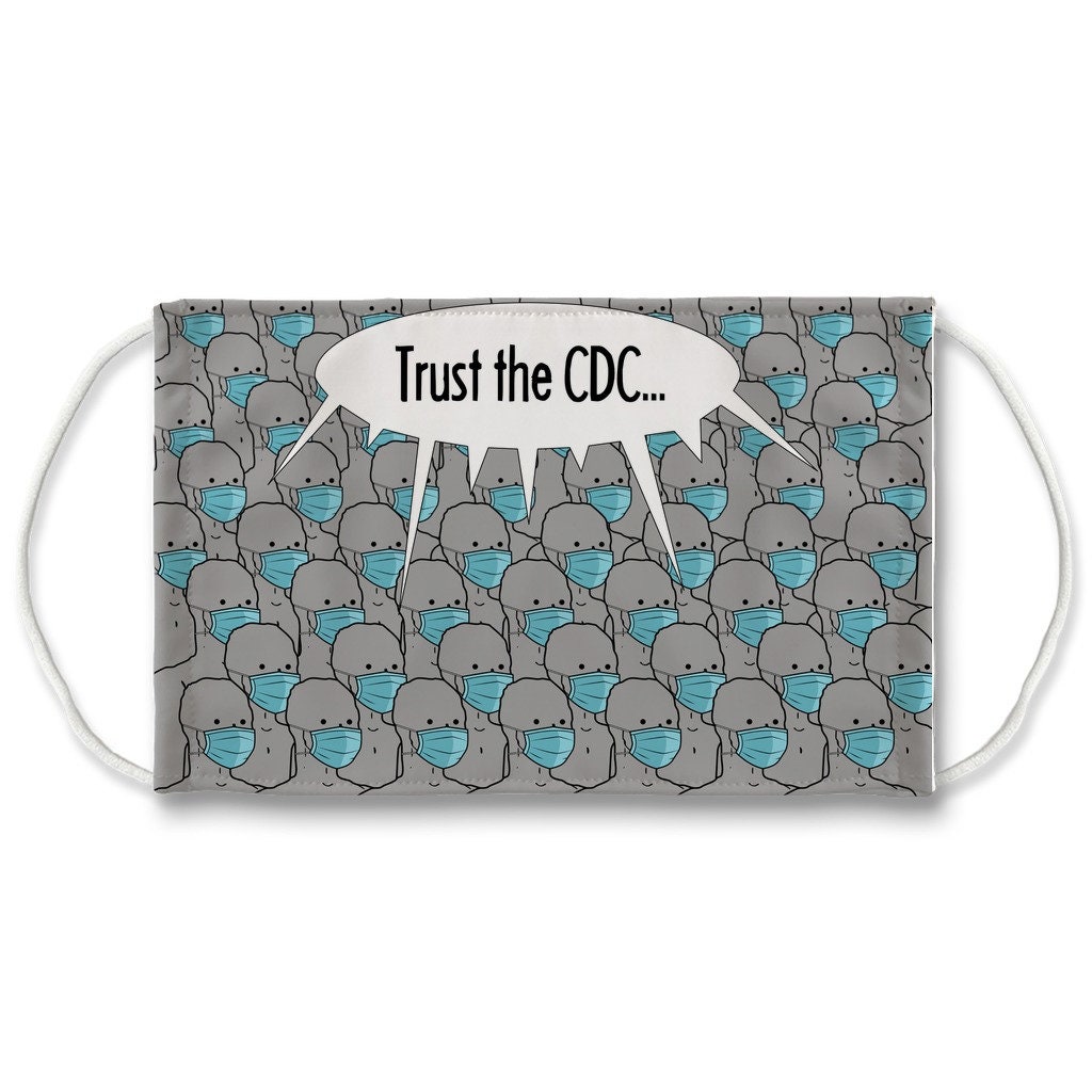 Trust the CDC NPC Sublimation Face Mask 7 Layers Face Mask 5 - Etsy