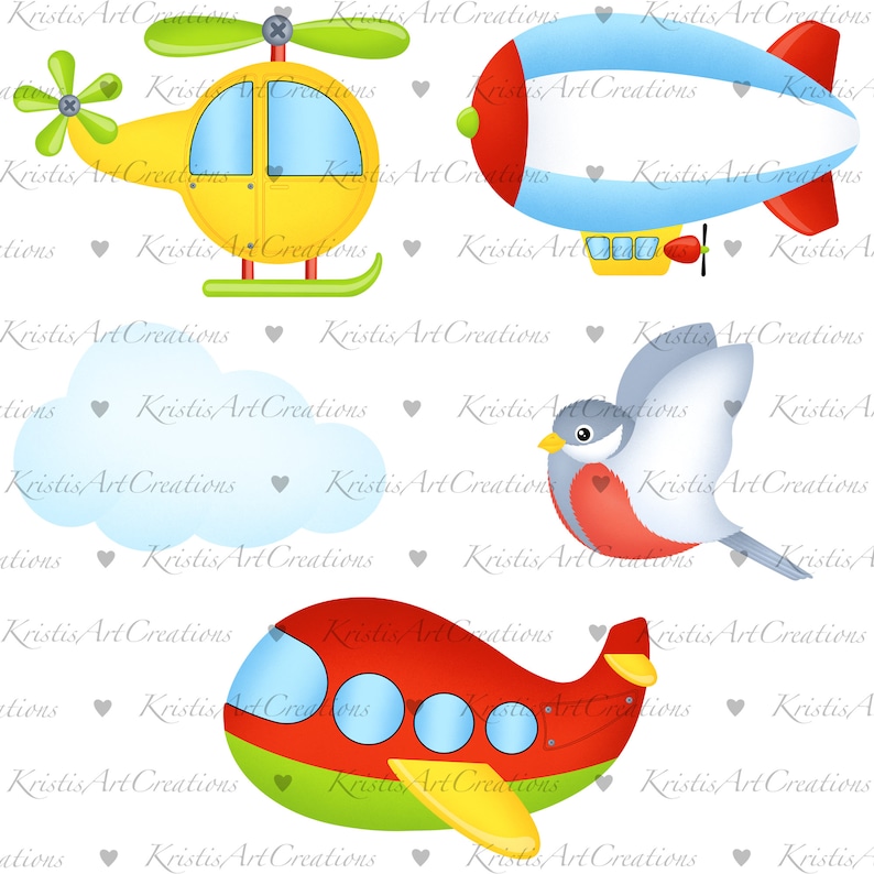 Air Transport Clipart, Transportation Clipart, Travel Clipart, Air ...