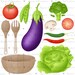 Vegetables Clipart, Food Clipart, Multicolor Clipart, Salad Clipart ...
