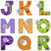 Halloween Alphabet Clipart, Halloween Numbers Clipart, Halloween ...