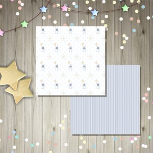 Baby Boy Seamless Pattern, Baby Boy Paper Pack, Baby Boy Digital ...
