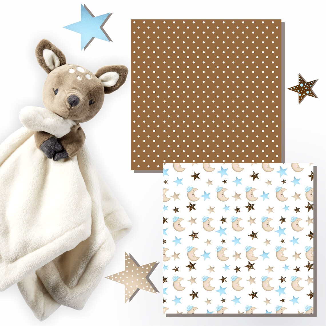 Digital Baby Boy Patterns, Baby Boy Seamless Patterns, Baby Boy Digital ...