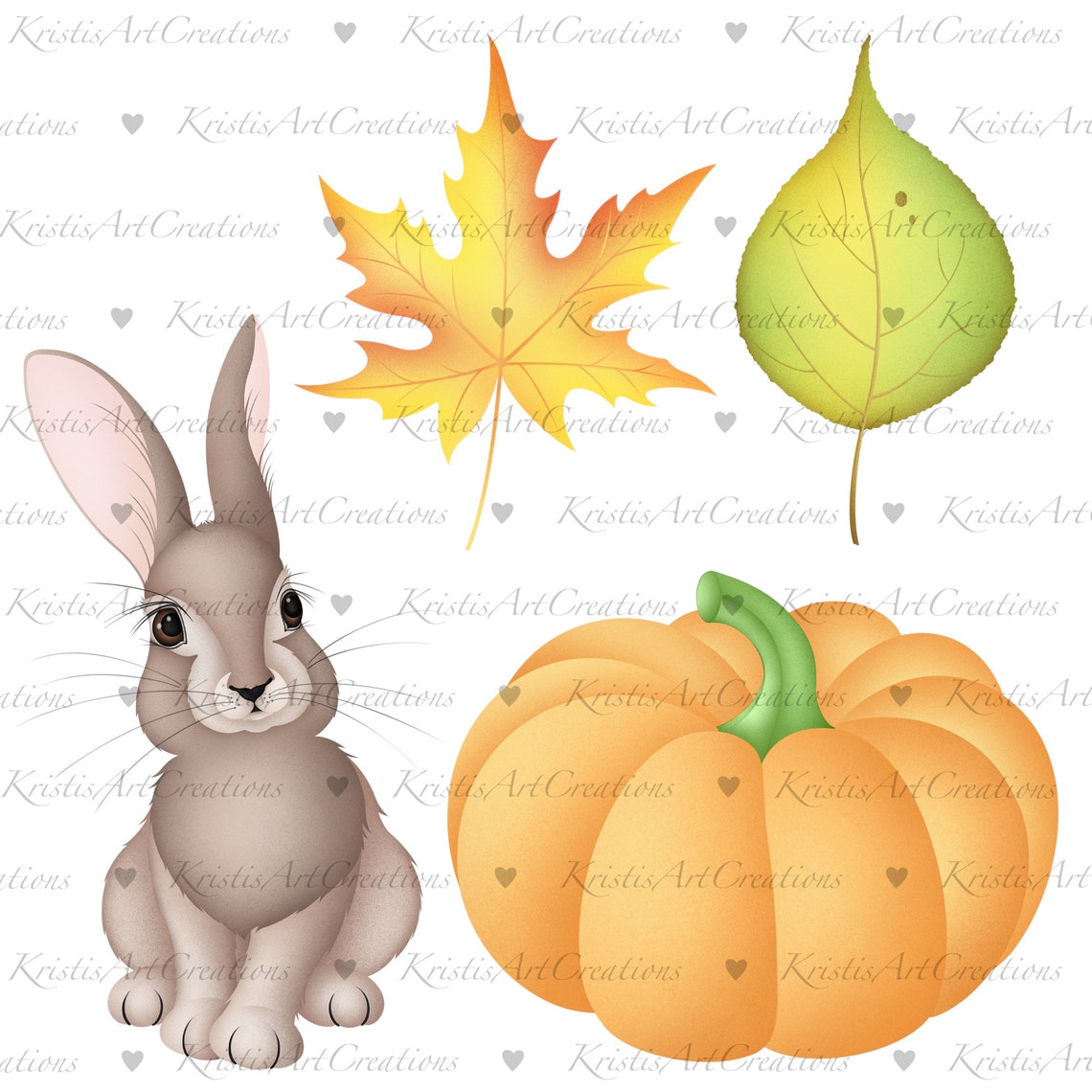 Forest Animals Clipart, Fall Clipart, Autumn Clipart, Animals Clipart ...