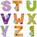 Halloween Alphabet Clipart, Halloween Numbers Clipart, Halloween ...