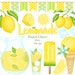 Lemonade Clipart, Lemon Clipart, Summer, Yellow Clipart, Summer Party ...