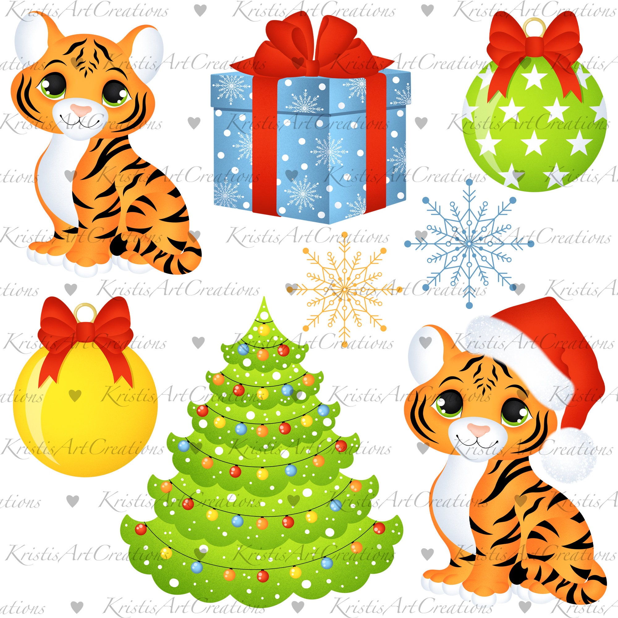 Happy New Year Clipart, Tiger Clipart, Tiger New Year Clipart, 2022 New ...
