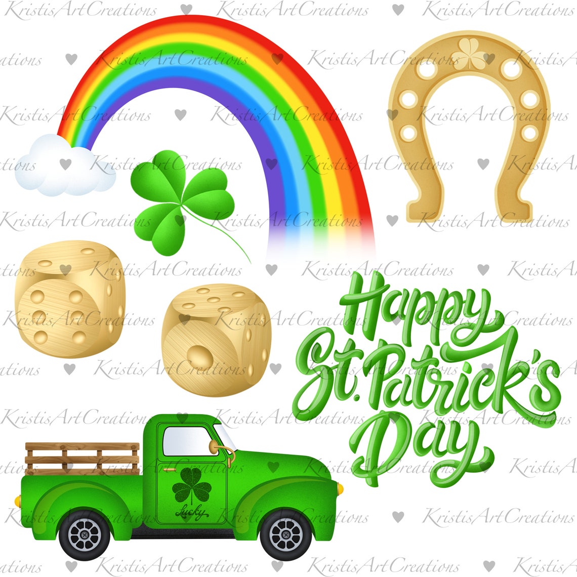 St.patrick's Day Clipart, Happy St.patrick's Day, Clover Clipart, Pot O ...