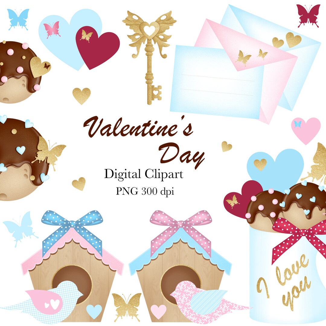 St Valentines Day Clipart, Valentines Day Clipart, Love Clipart, Love ...