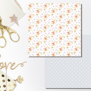 Digital Paris Pattern, Paris Seamless Pattern, Paris Digital Paper ...