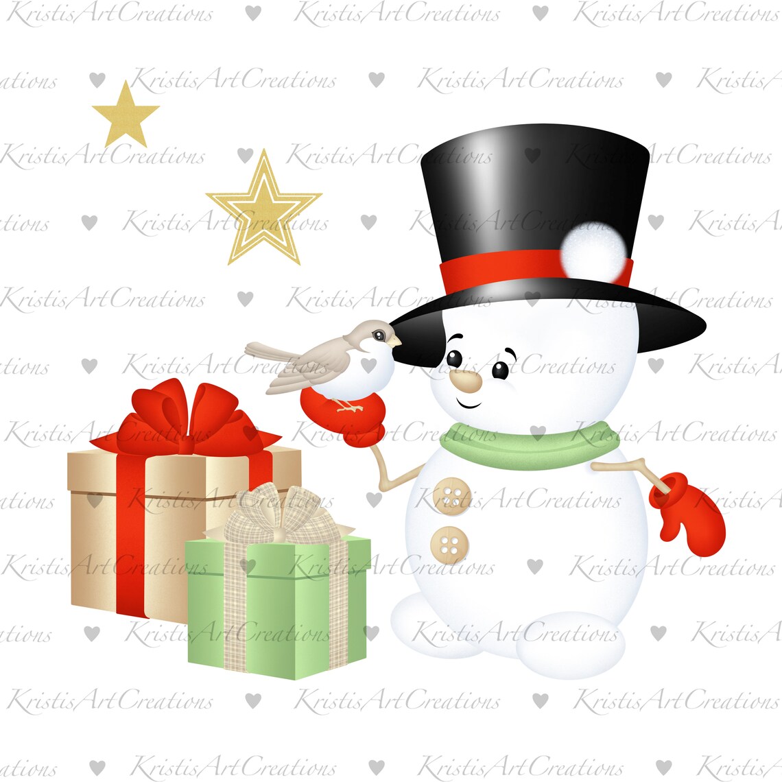 Winter Digital Clipart Christmas Merry Christmas Happy New - Etsy